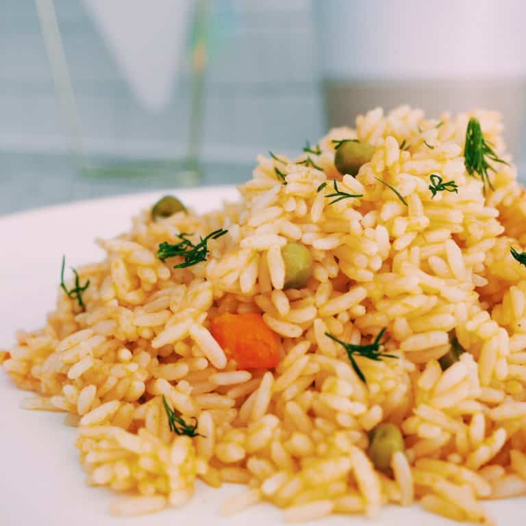 Easy & Simple Vegan Greek Rice - Christie at Home
