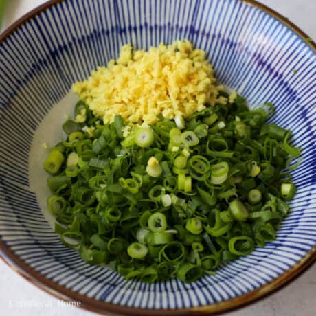Easy 10-minute Ginger Scallion Sauce - Christie at Home
