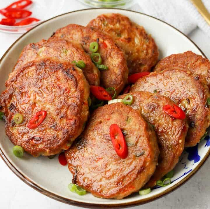 Easy 15-minute Korean Tuna Pancakes (Chamchijeon) - Christie at Home