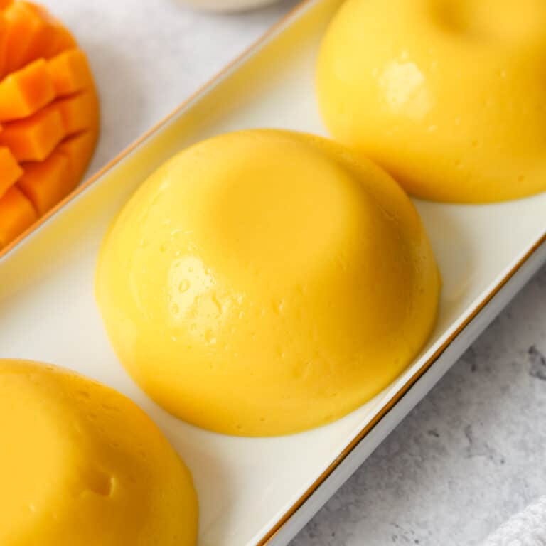 Easy Simple Mango Pudding - Christie at Home