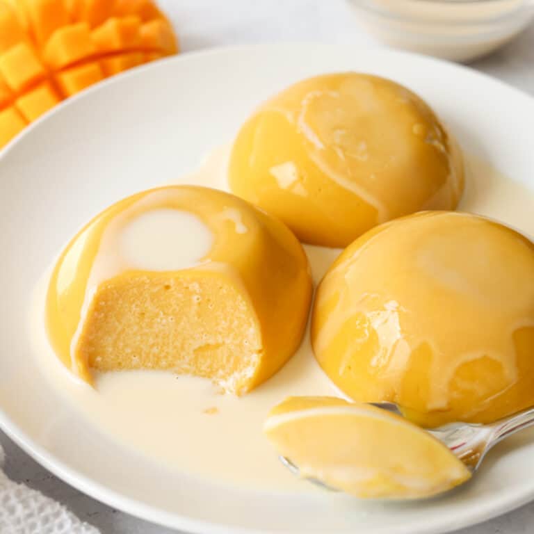 Easy Simple Mango Pudding - Christie at Home