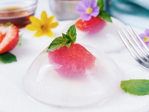 Japanese Raindrop Cake Ishin Japanese Dining Raindrop Cake Imported