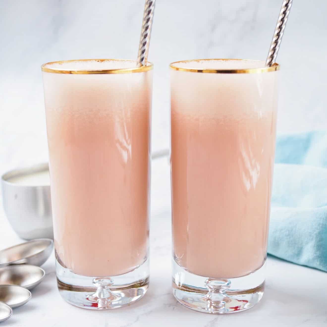 Easy 3-ingredient Watermelon Milk - Christie at Home
