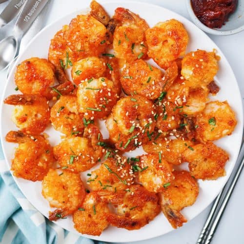 Quick & Easy Gochujang Honey Shrimp - Christie at Home