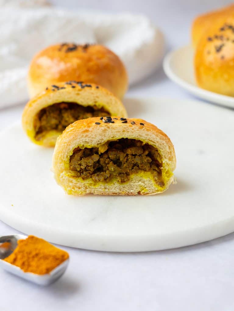 Homemade Chinese Curry Beef Buns - Christie at Home