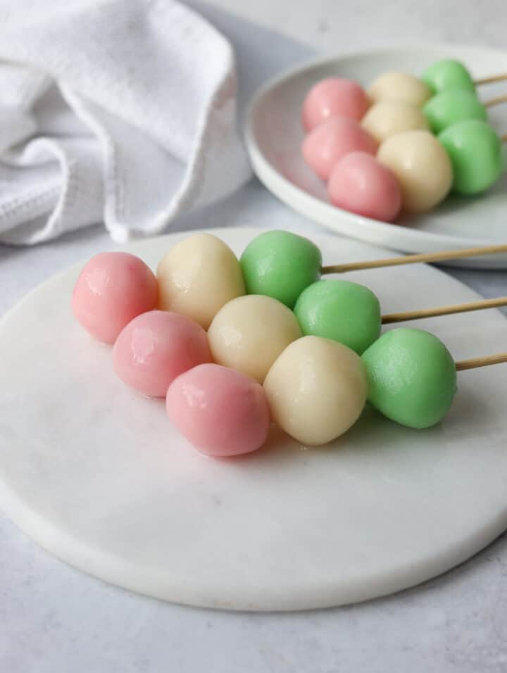 Quick & Easy Hanami Dango (Japanese Sweet Dumplings)