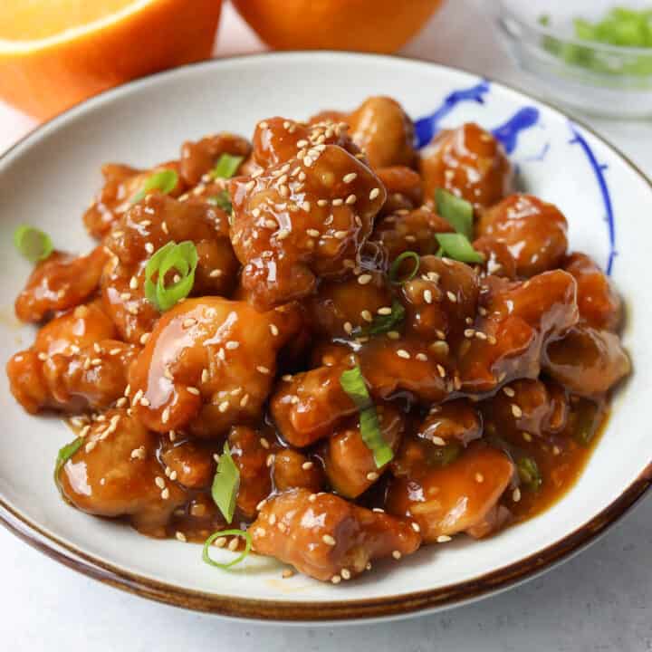 Quick & Easy Orange Chicken - Christie at Home