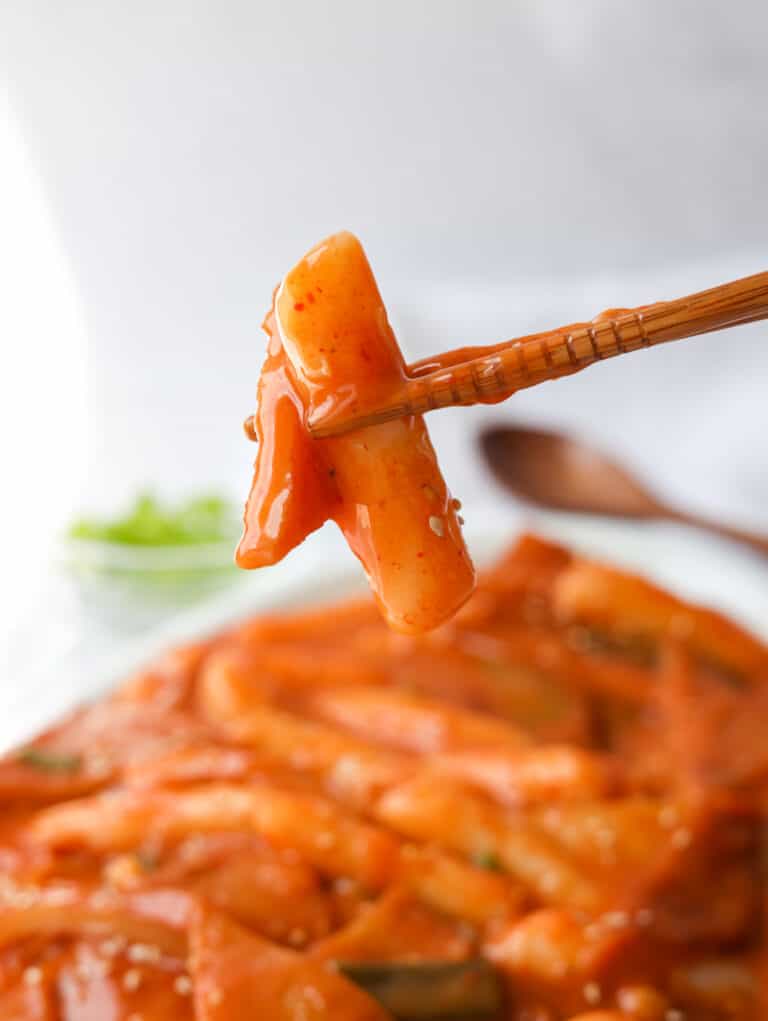 Quick & Easy Spicy Tteokbokki - Christie at Home