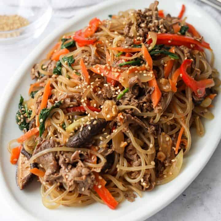 Quick & Simple Japchae - Christie at Home