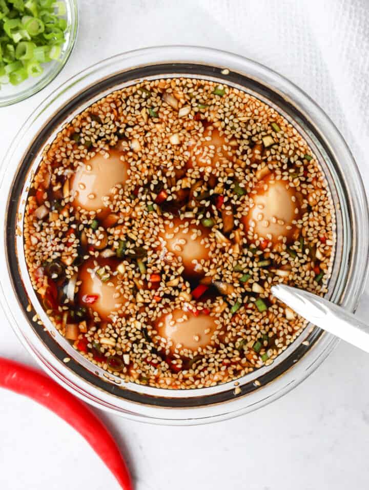 Easy & Simple Mayak Eggs (Korean Marinated Eggs)
