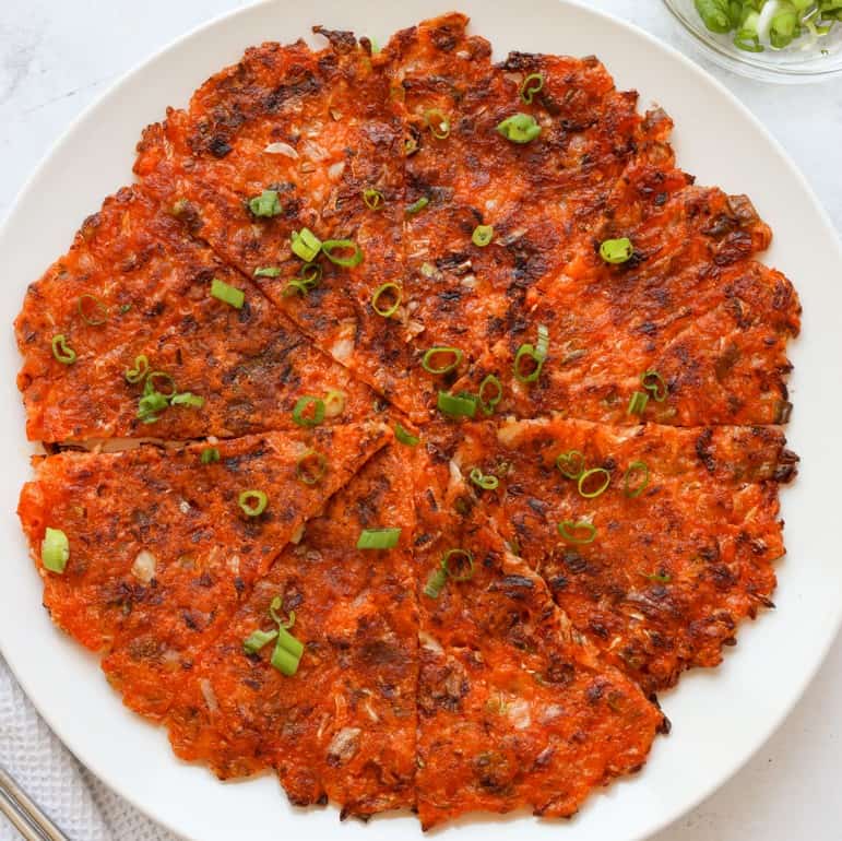 Easy 15 Minute Kimchijeon Kimchi Pancake Christie At Home