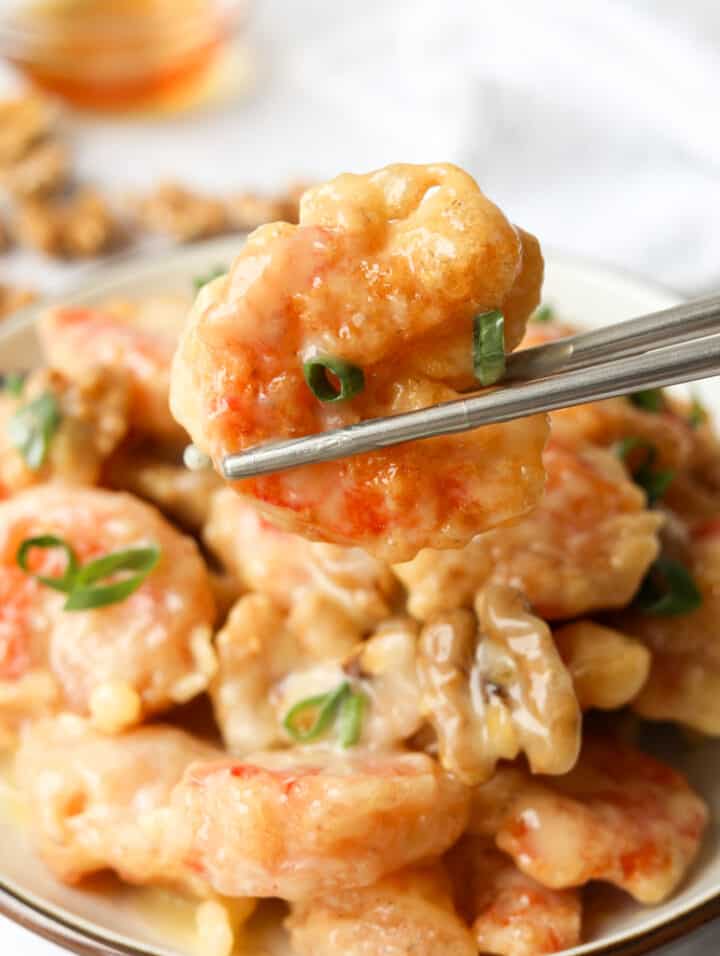 Quick & Easy Honey Walnut Shrimp - Christie at Home