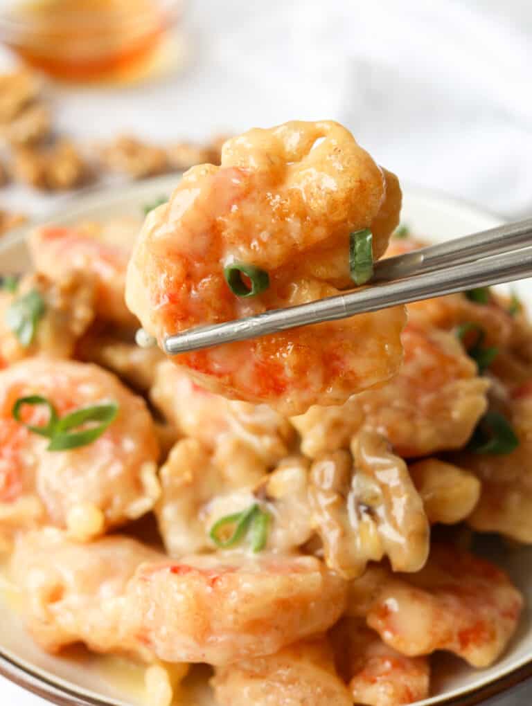 Quick & Easy Honey Walnut Shrimp - Christie at Home