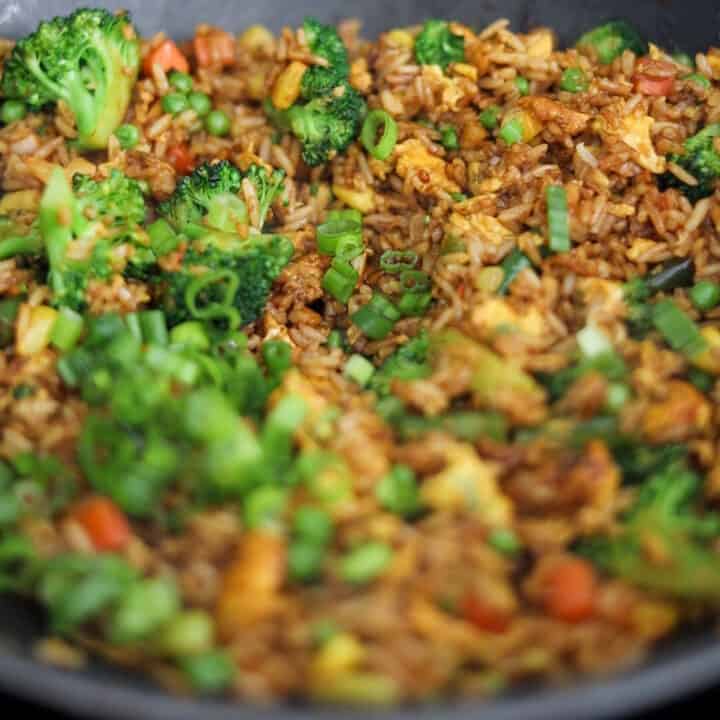 15-minute Easy Vegetable Fried Rice - Christie at Home