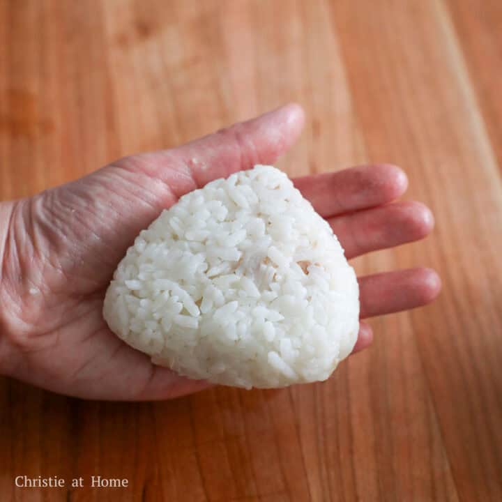 Easy 15-minute Japanese Tuna Onigiri - Christie at Home
