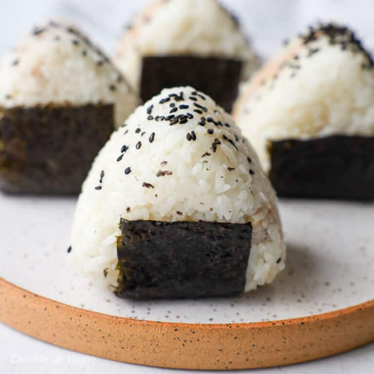 Easy 15-minute Japanese Tuna Onigiri - Christie at Home