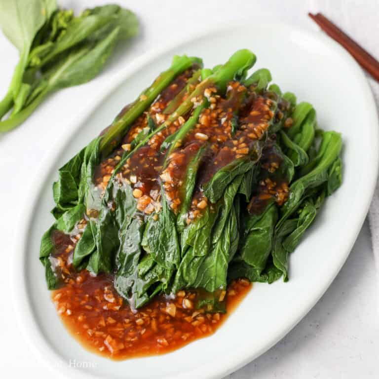 10-minute Easy Chinese Garlic Yu Choy - Christie at Home