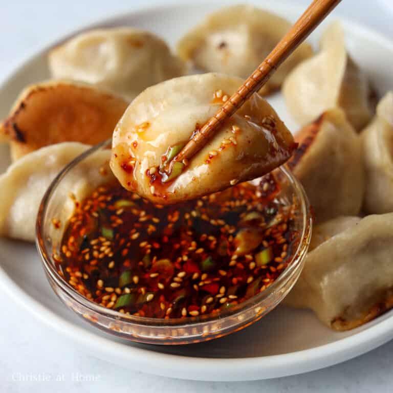 Easy 5-minute Dumpling Sauce - Christie at Home