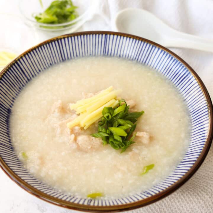 Quick & Easy Chicken Congee - Christie at Home