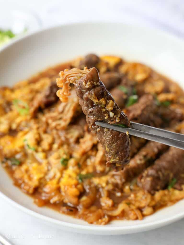 Easy 20-minute Enoki Beef Rolls - Christie at Home