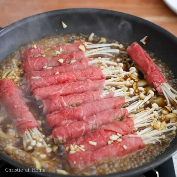 Easy 20-minute Enoki Beef Rolls - Christie at Home