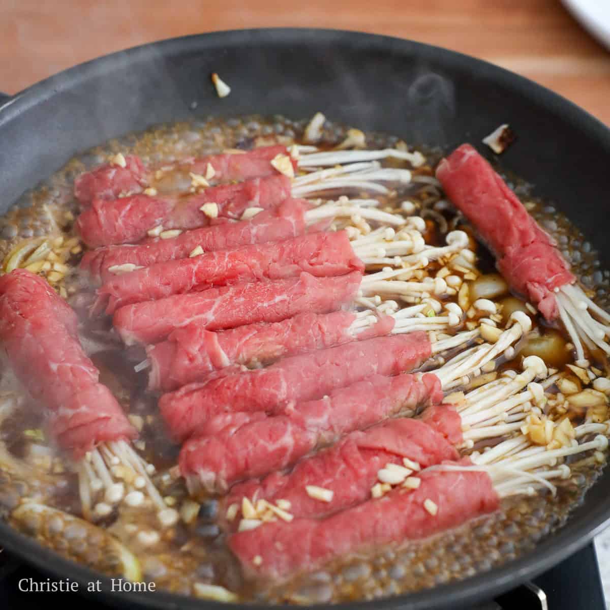 Easy 20-minute Enoki Beef Rolls - Christie at Home