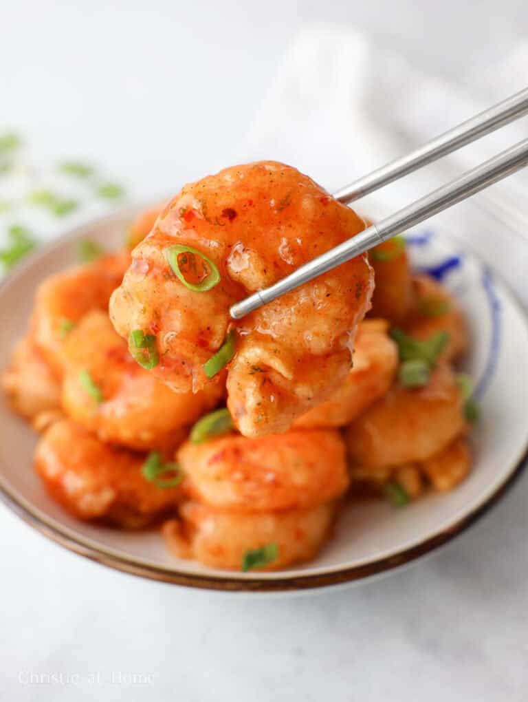 Quick & Easy Firecracker Shrimp - Christie at Home
