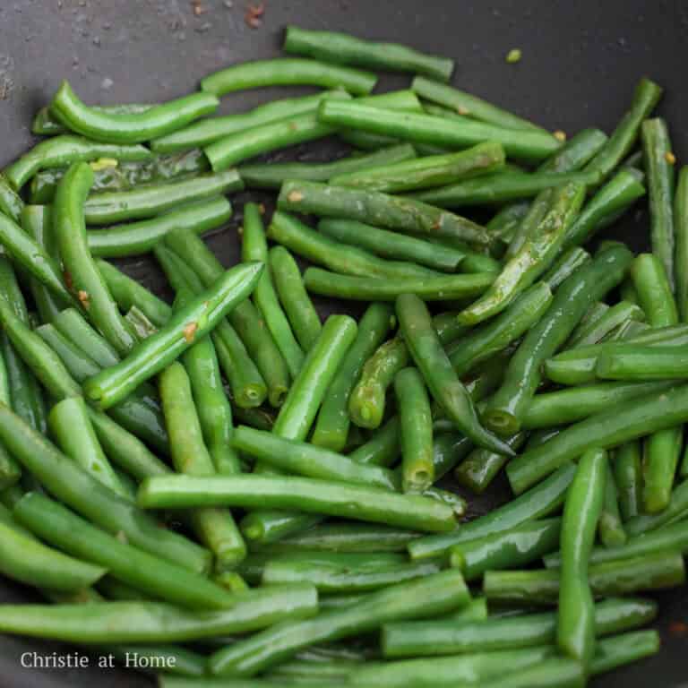 Quick & Easy String Bean Chicken - Christie at Home