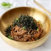 Easy 10-minute Korean Perilla Oil Noodles - Christie at Home